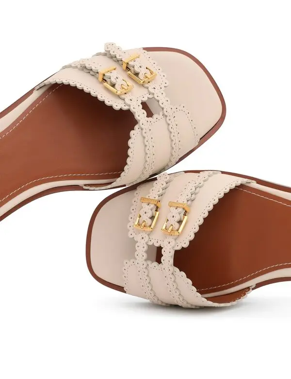 Zimmermann Goldie Flat Sandals