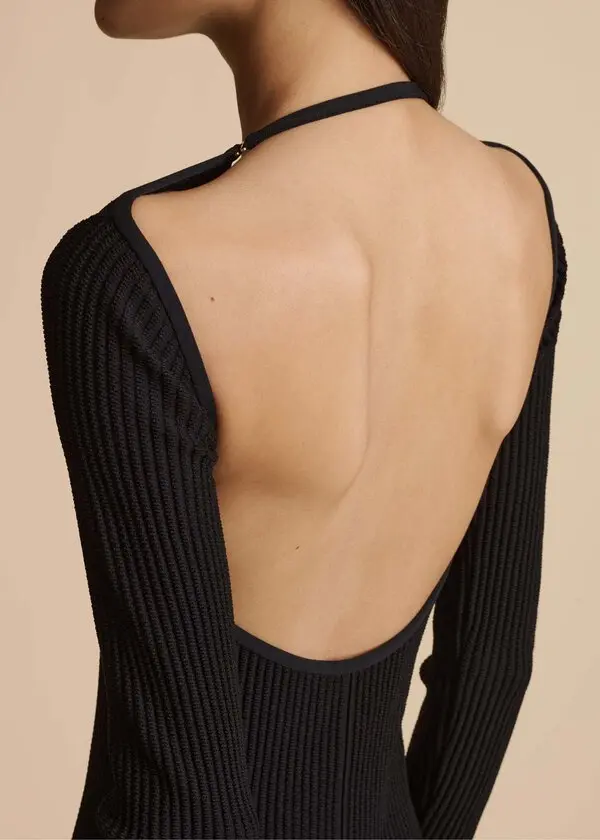 Khaite Mamie Backless Dress