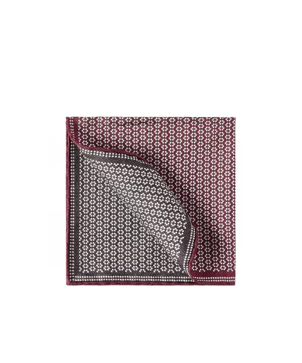 Brunello Cucinelli Silk Geometric-pattern Pocket Square