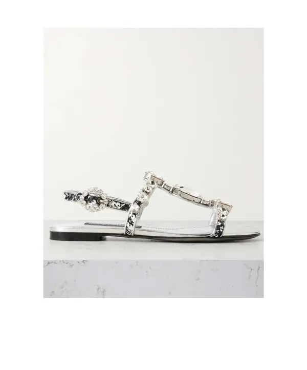 Dolce & Gabbana Crystal-embellished Sandals