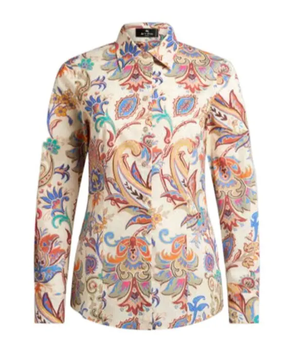 Etro Printed Poplin Shirt