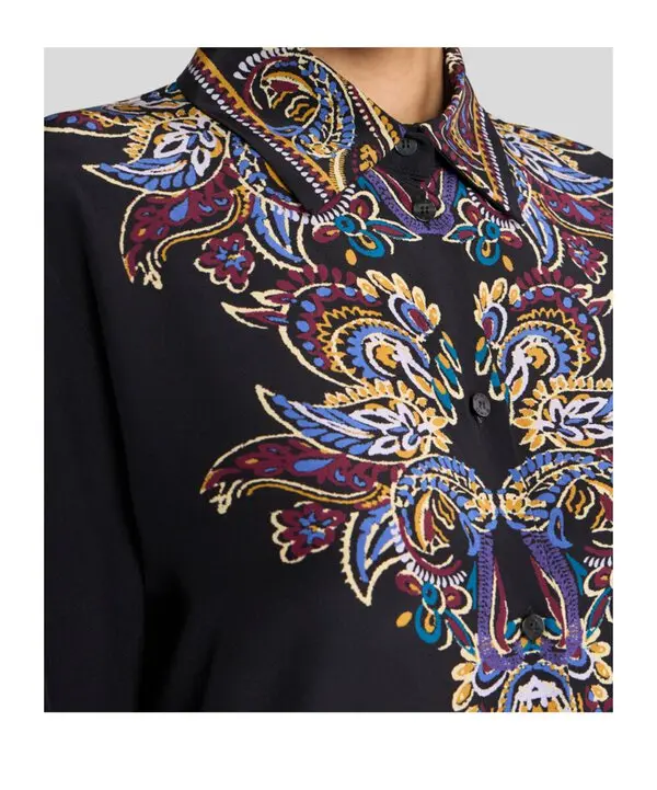 Etro Silk Paisley Print Shirt
