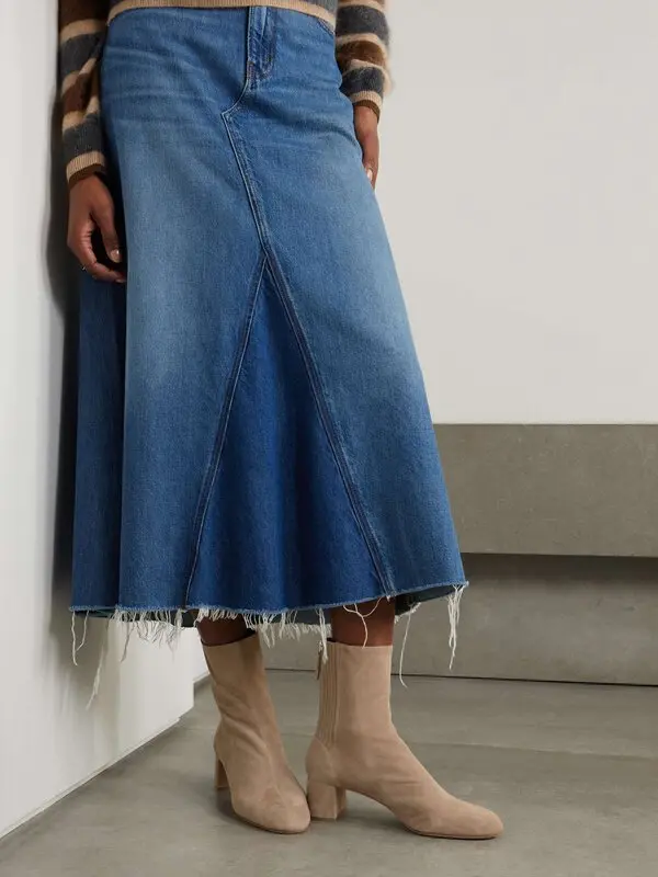 AQUAZZURA Saint Honore Blocked-heel Boots