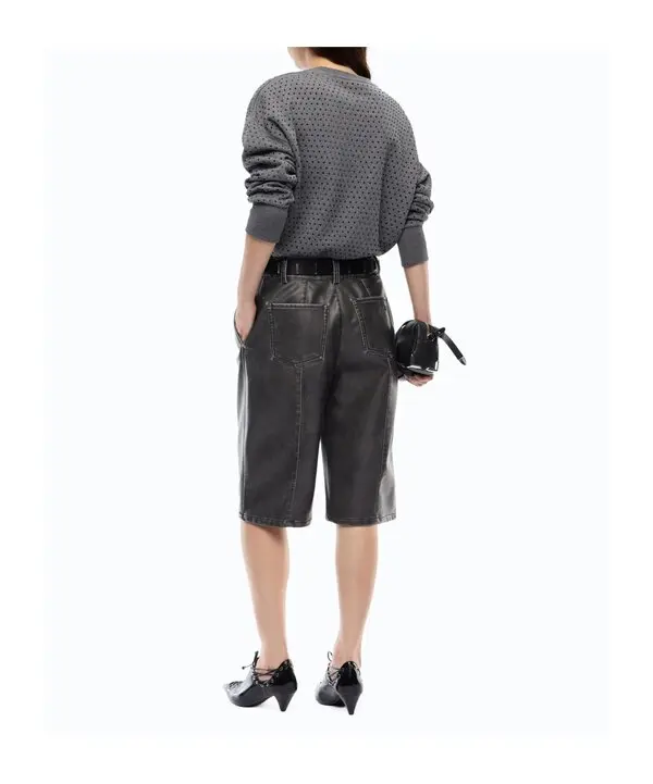 Pinko Crystal-embellished Logo-print Sweater
