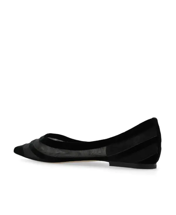 JIMMY CHOO Love Ballet Flats - Black