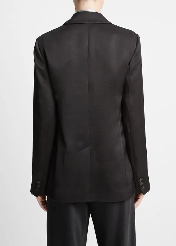 Vince Single-breasted Satin Blazer