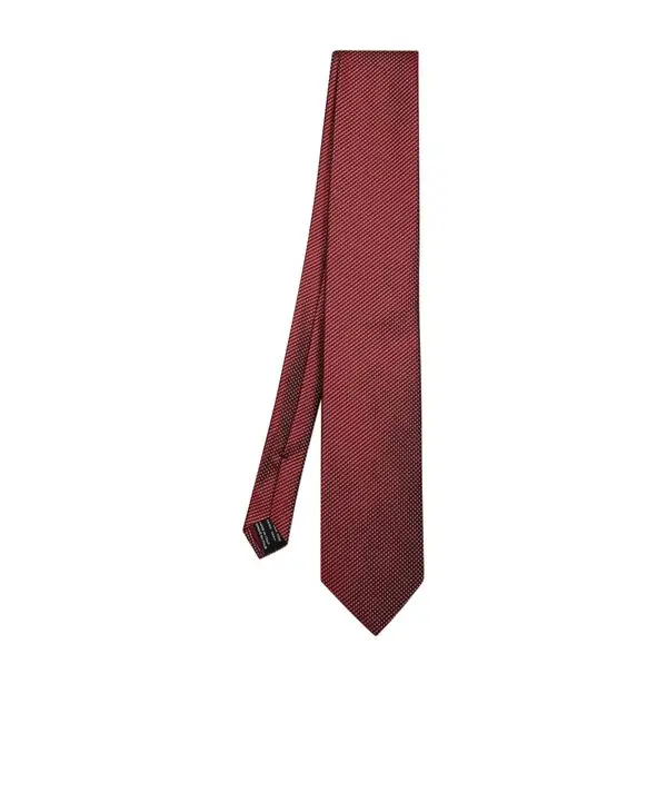 TOM FORD Geometric Micro-patterned Neck Tie
