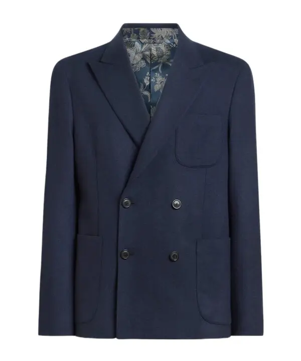 Etro Double-breasted Peak-lapel Blazer