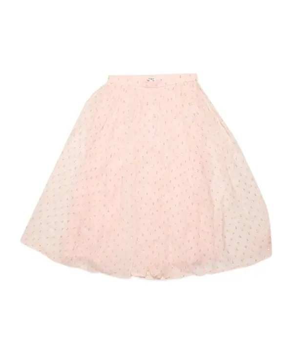 Chloé Elastic Waist Midi Skirt - Nude