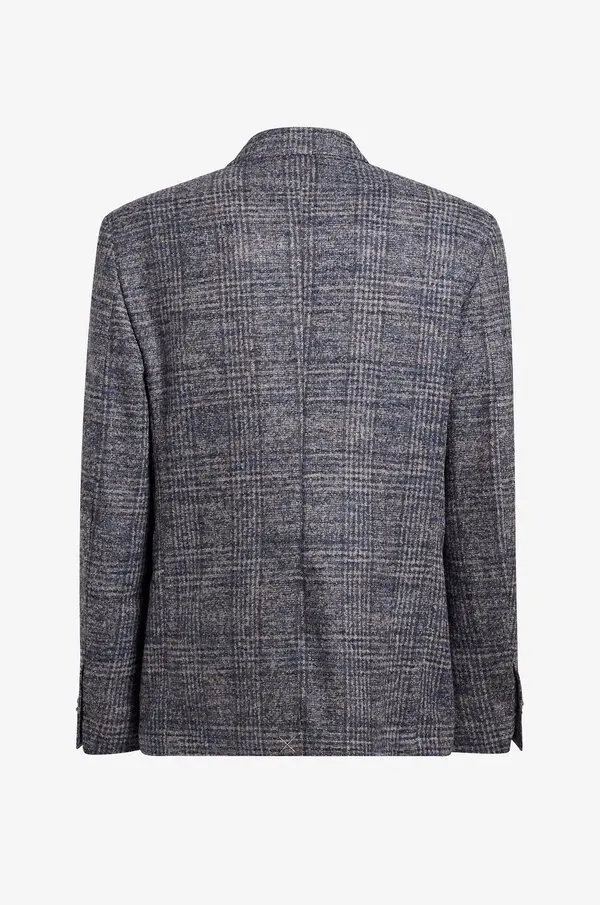 Etro Check-pattern Notched-lapel Blazer