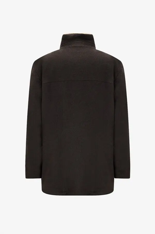 Brunello Cucinelli High-necked Long-sleeved Cotton Coat