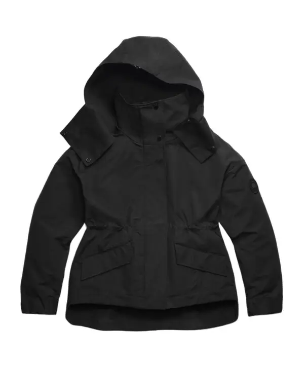 Canada Goose Olivine Cotton Jacket With Removable Hood - Black