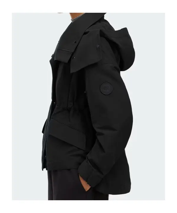 Canada Goose Olivine Cotton Jacket With Removable Hood - Black