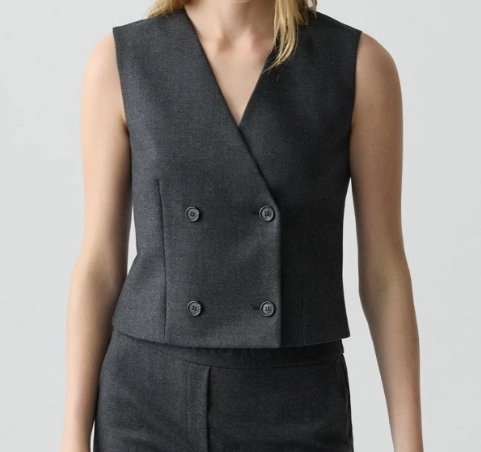 Theory Double-breasted Waistcoat