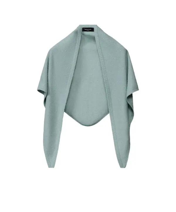 Fabiana Filippi Wool-blend Shawl - Gray