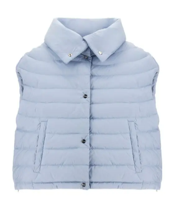 Herno Resort Vest In Lightweight Matt Nylon