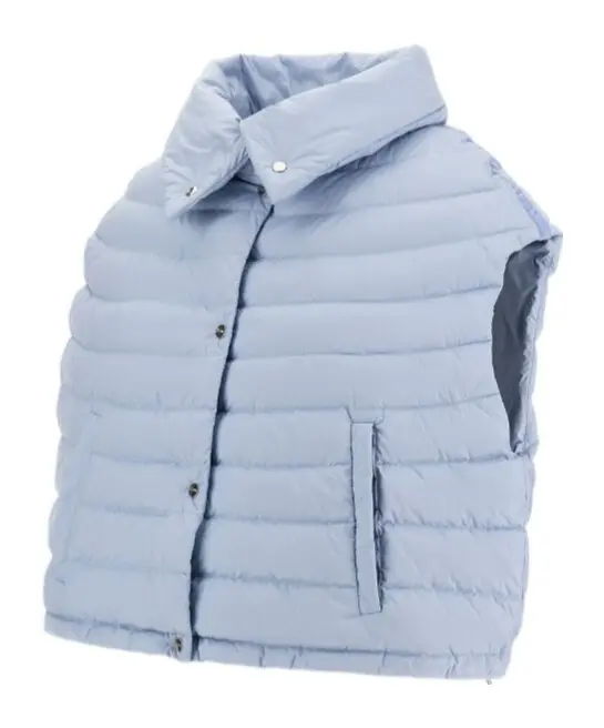 Herno Resort Vest In Lightweight Matt Nylon