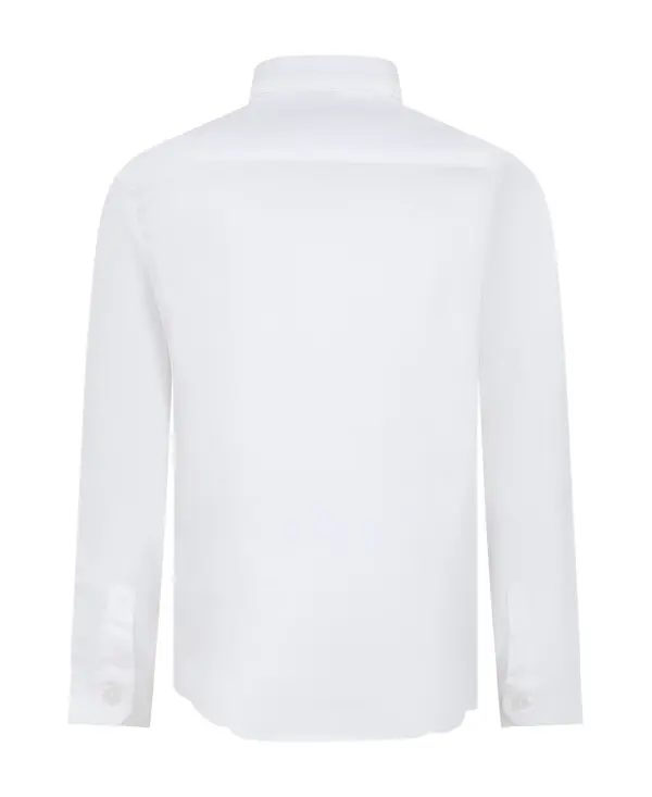 MSGM Logo-print Poplin Shirt