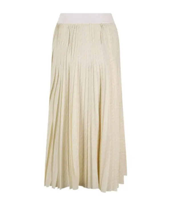 Herno Elastic Waist Midi Skirt