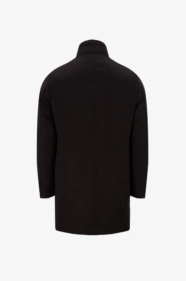 MOORER Single-breasted Wool Coat