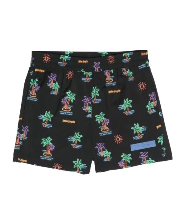 Palm Angels Neon Palms Swim Shorts