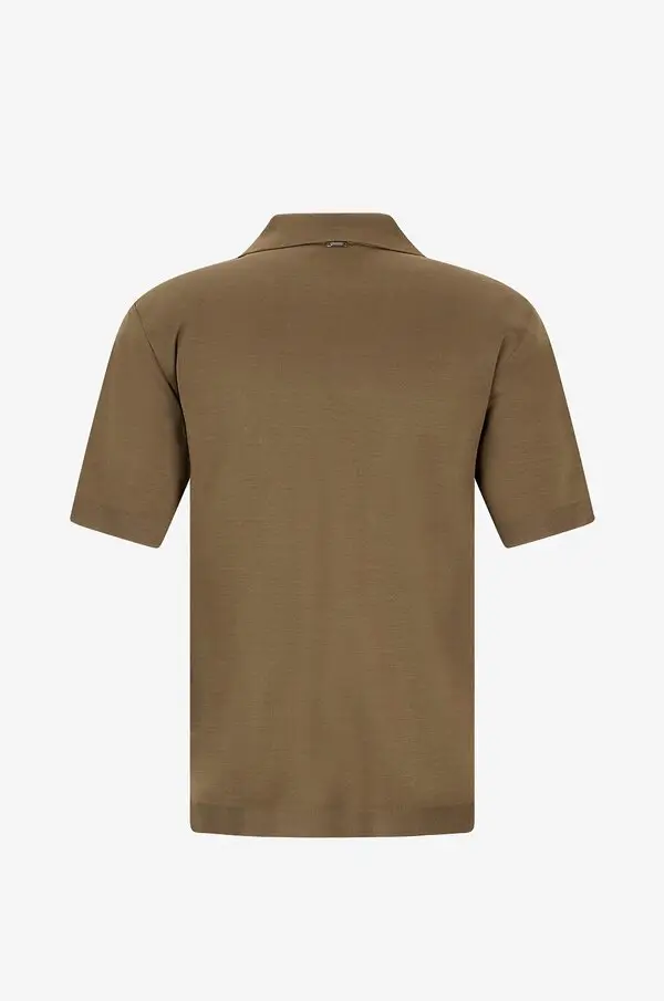 Herno Short-sleeved Polo Shirt - Brown