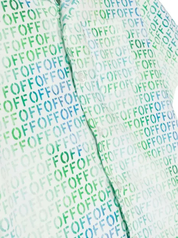 Off-White Logo-print Cotton Shirt