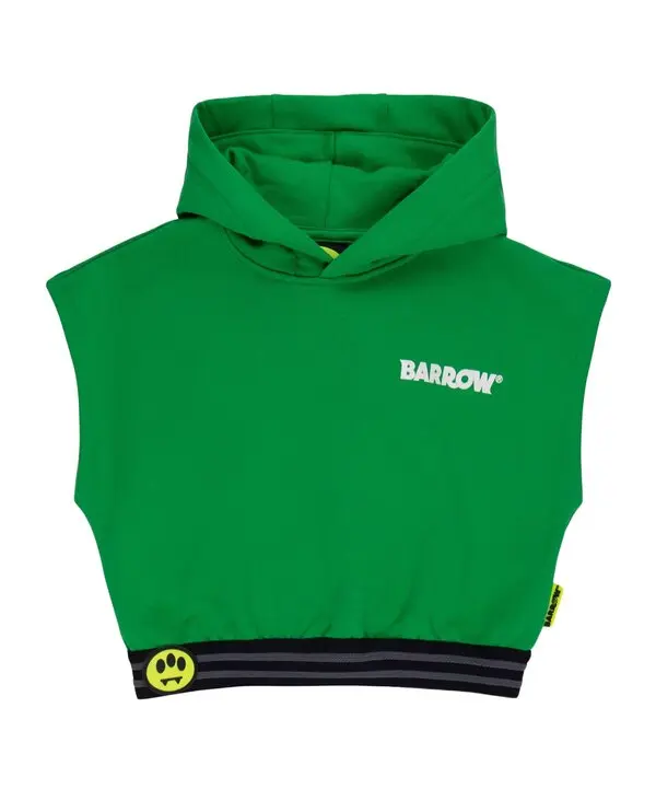 BARROW Sleeveless Logo Hoodie