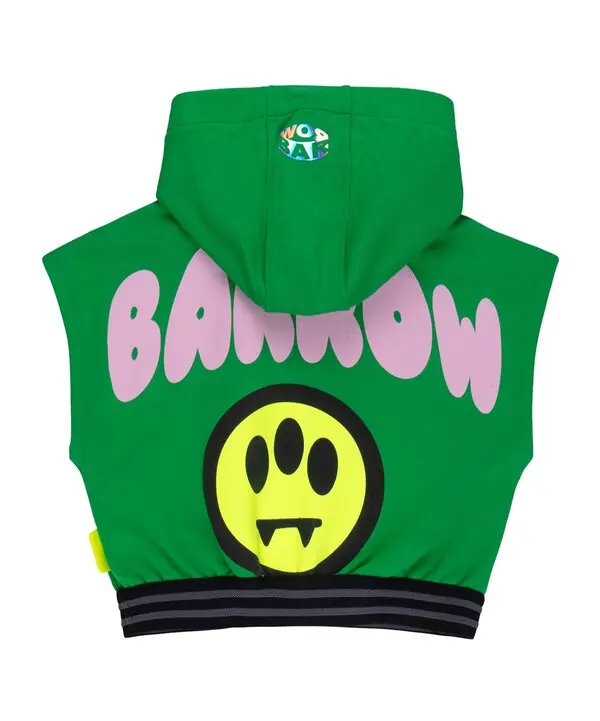 BARROW Sleeveless Logo Hoodie