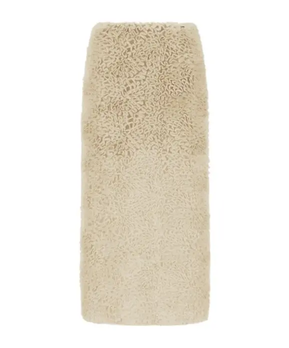 Herno Georgette Straight Skirt