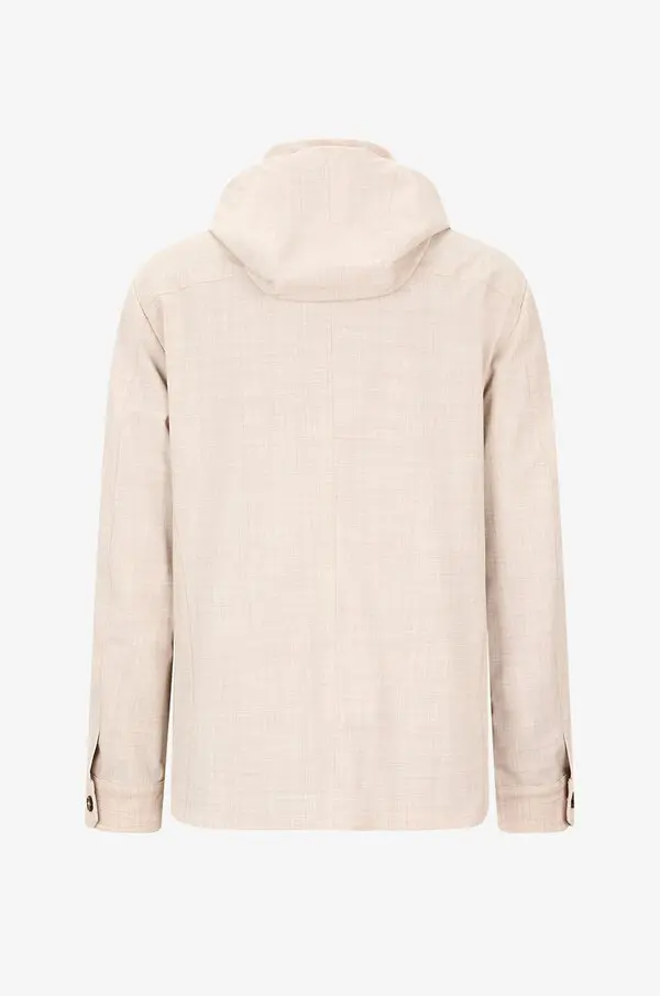 MOORER Wool Hooded Short Jacket