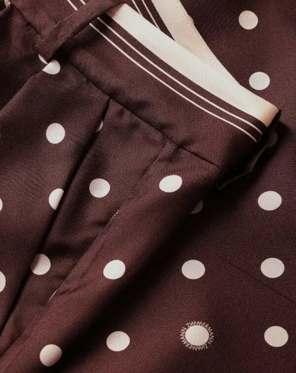 Zimmermann Polka Dot Straight Leg Pants