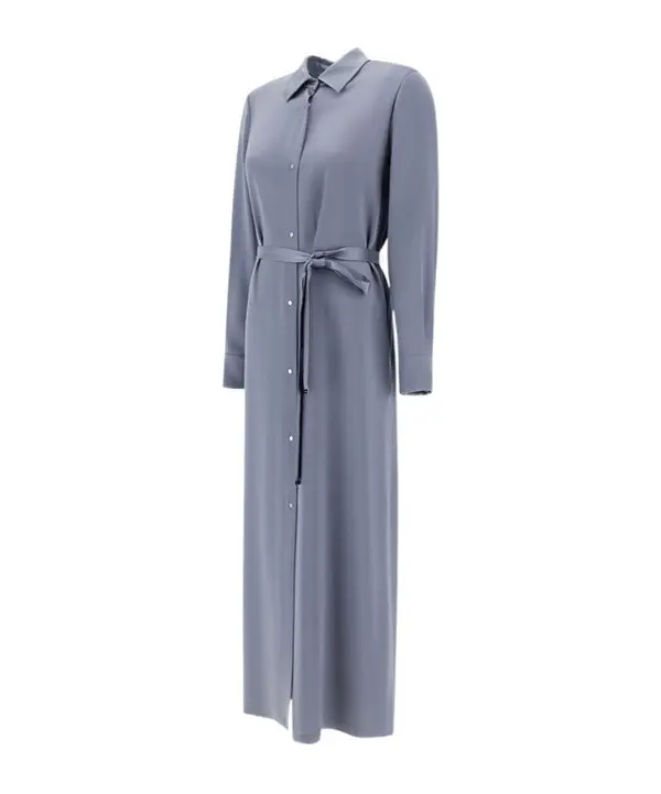 Herno Longline Belted Shirt Dress