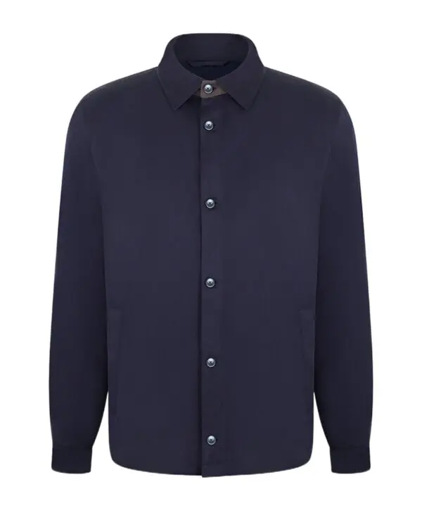 Herno Shirt-style Casual Jacket With Patch Pockets