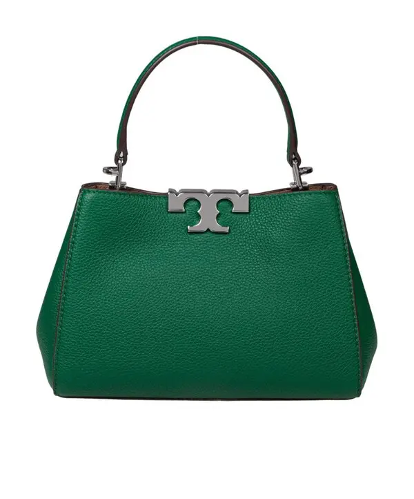 Tory Burch Eleanor Pebbled Mini Satchel Bag - Green