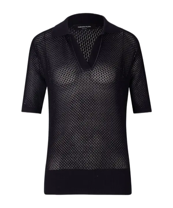 Fabiana Filippi Half Sleeve Polo Shirt