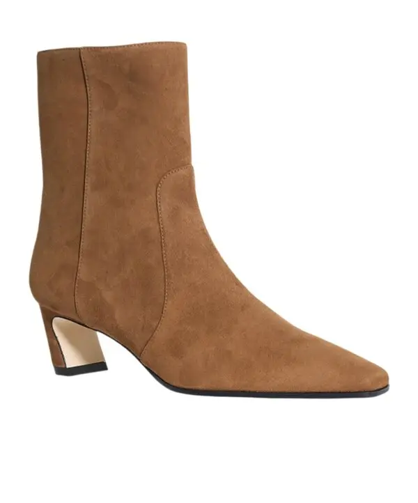 STUART WEITZMAN Zippered Ankle Boots