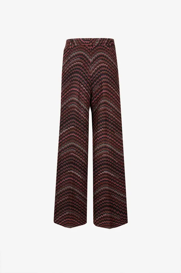Missoni Zigzag-knit Casual Trousers