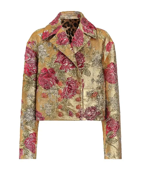 Dolce & Gabbana Long-sleeved Casual Jacket - Multicolor