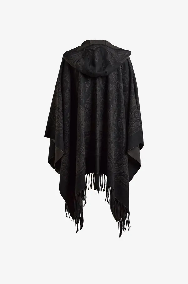 Etro Paisley-print Hooded Poncho