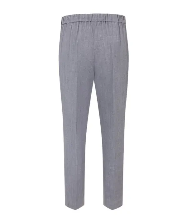 Fabiana Filippi Straight Leg Pleated Jogging Trousers - Gray
