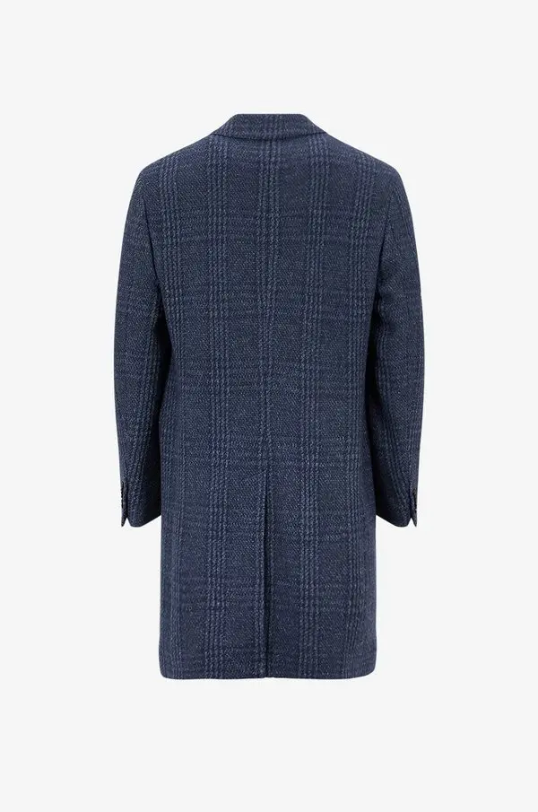 Etro Plaid Jacquard Mid-length Suit Jacket