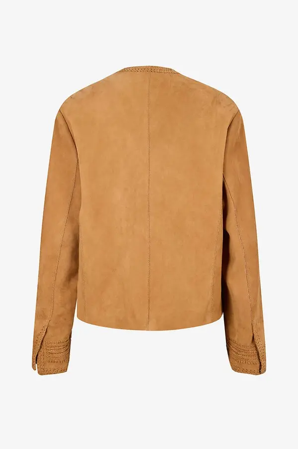 Ermanno Scervino Long-sleeved Leather Jacket
