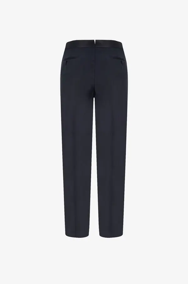 TOM FORD Sheldon Fine Wool-satin Tuxedo Trousers