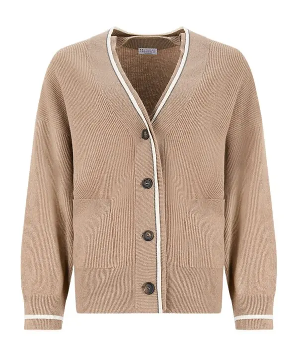 Brunello Cucinelli Long-sleeved Knitted Cardigan