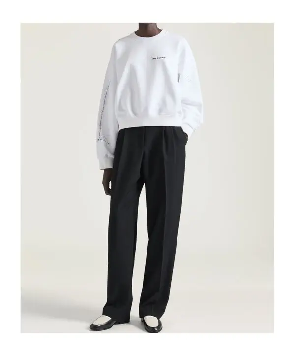 Givenchy Cocoon Tailored Pants In Wool