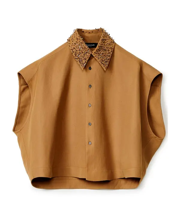 Fabiana Filippi Embellished Collar Shirt