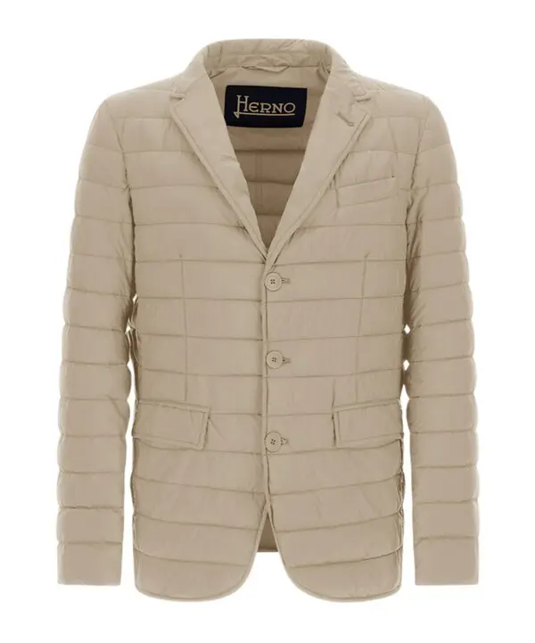 Herno Long-sleeved Quilted Cotton Coat