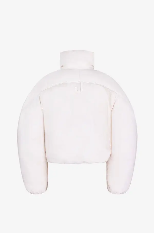 Jacquemus Stand-up Collar Cotton Coat