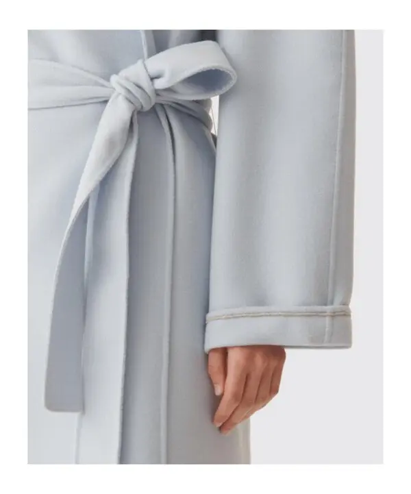 Fabiana Filippi Belted Long Coat - White